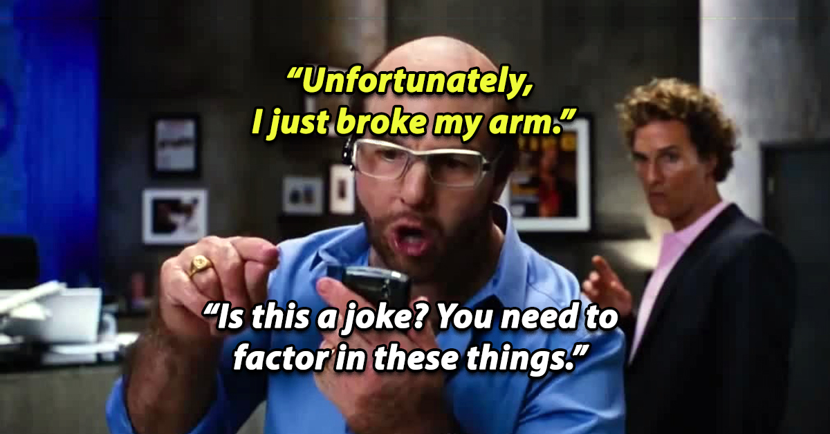 Client becomes livid after contractor breaks arm and is unable to work