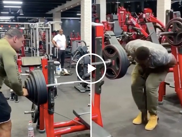 This is when you start wearing a cup to the gym (Video)