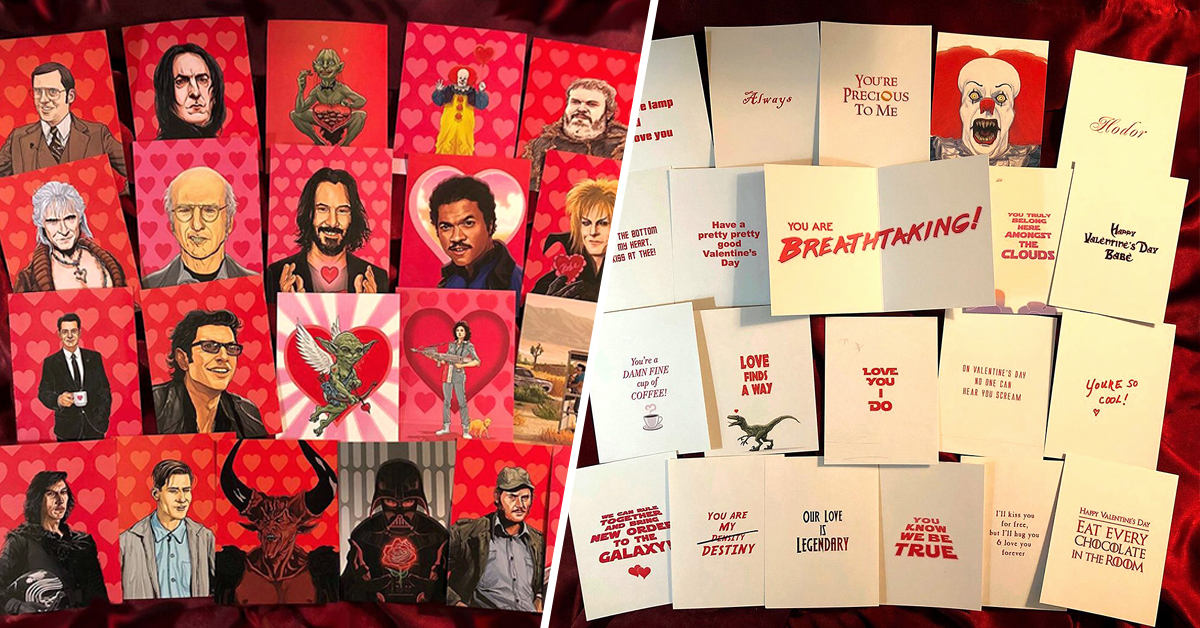 Valentine's Day cards from your favorite movie characters. | Humanity