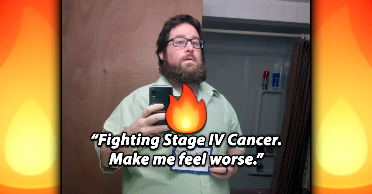 Man battling cancer asks to be roasted - but receives wholesomeness