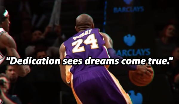 Inspiring and motivational quotes by the legendary Kobe Bryant.