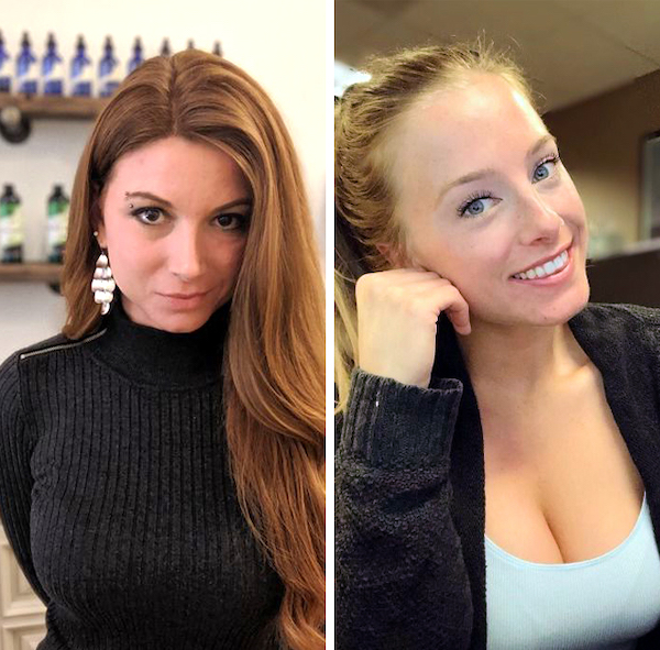 Chivettes from theCHIVE and iCHIVE taking selfies while Bored At Work