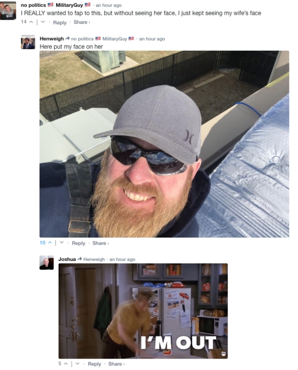 The comments sections is where 'funny' lives