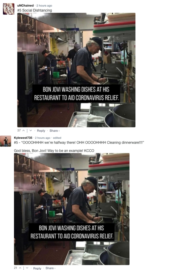 The comments sections is where 'funny' lives