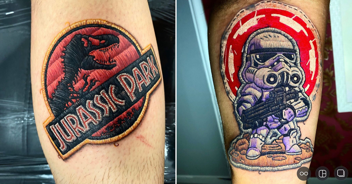 Gorgeous tattoos that look like they're hand-stitched onto your skin ...