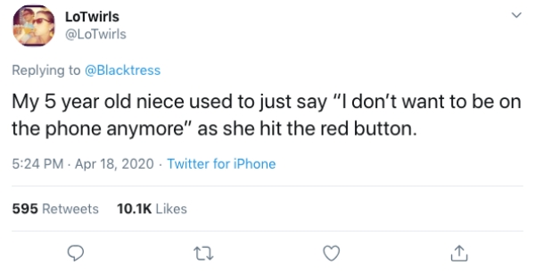 There’s plenty of excuses to end phone calls, just ask these folks