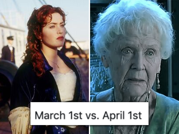 March Vs. April Memes