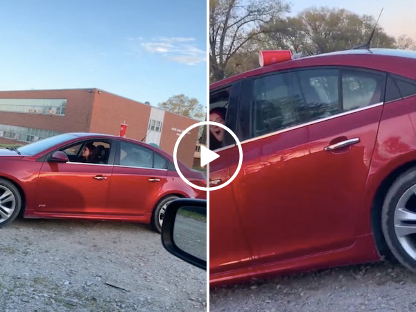 Saw this soda spill coming from a quarter mile away (Video)