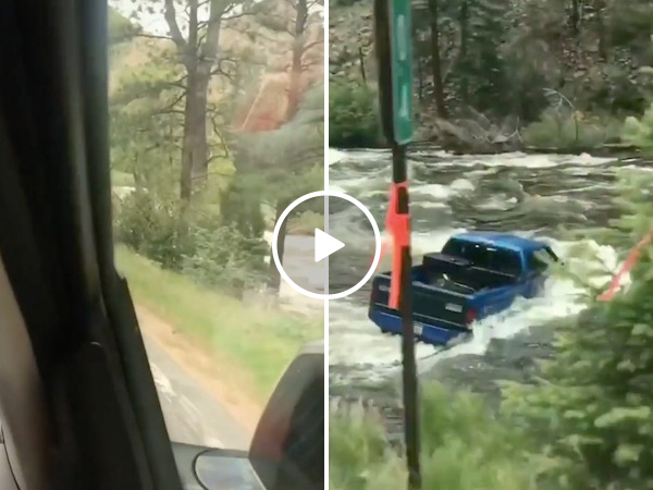 The machine knows Dwight. It's a right. Into a lake (Video)