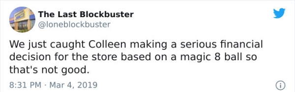 'The Last Blockbuster' is still standing and bringing comedy gold