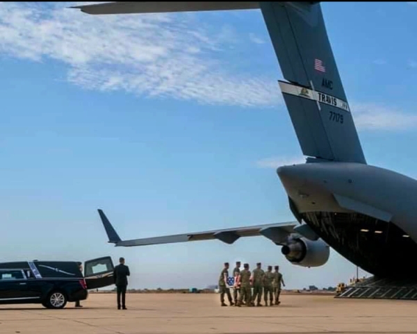 Fallen Casket Remains of 7 Marines 1 Navy Died Training Accident Photo