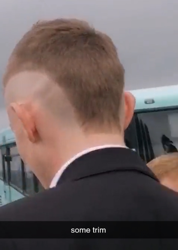 “That's a sweet haircut,” said absolutely no one ever