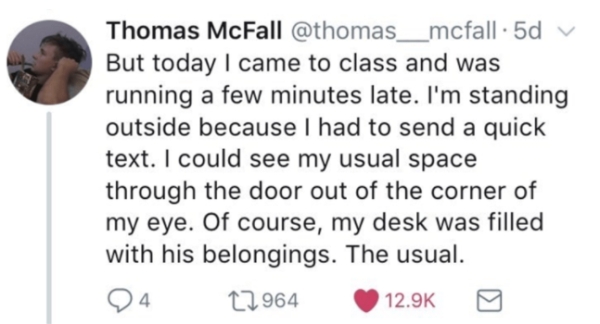 Heartfelt story about why you should never jump to conclusions