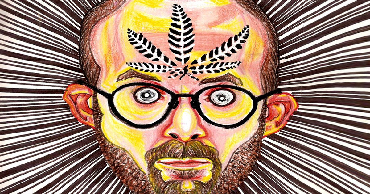 Artist draws himself on various drugs and here are the results