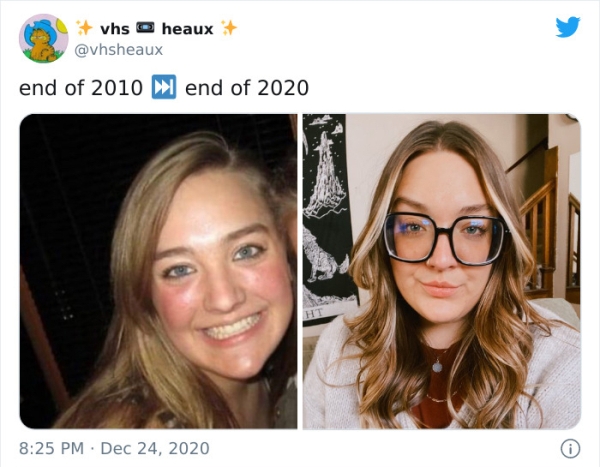 People sharing 2010 vs 2020 selves shows time has a way with us all