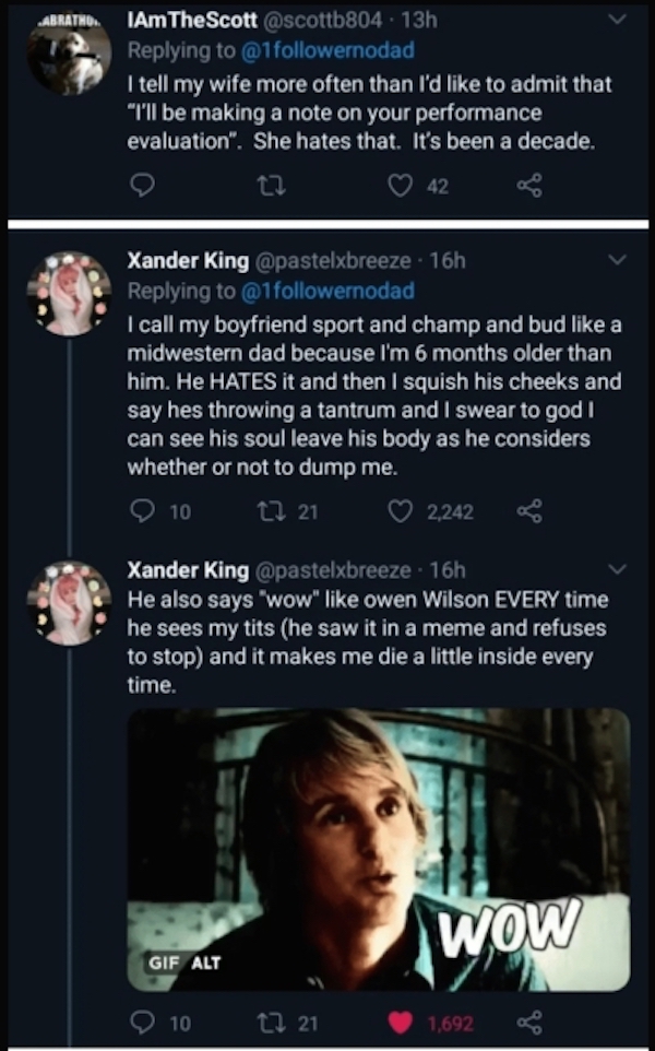 Funny bits between couples are the lifeblood of a healthy relationship