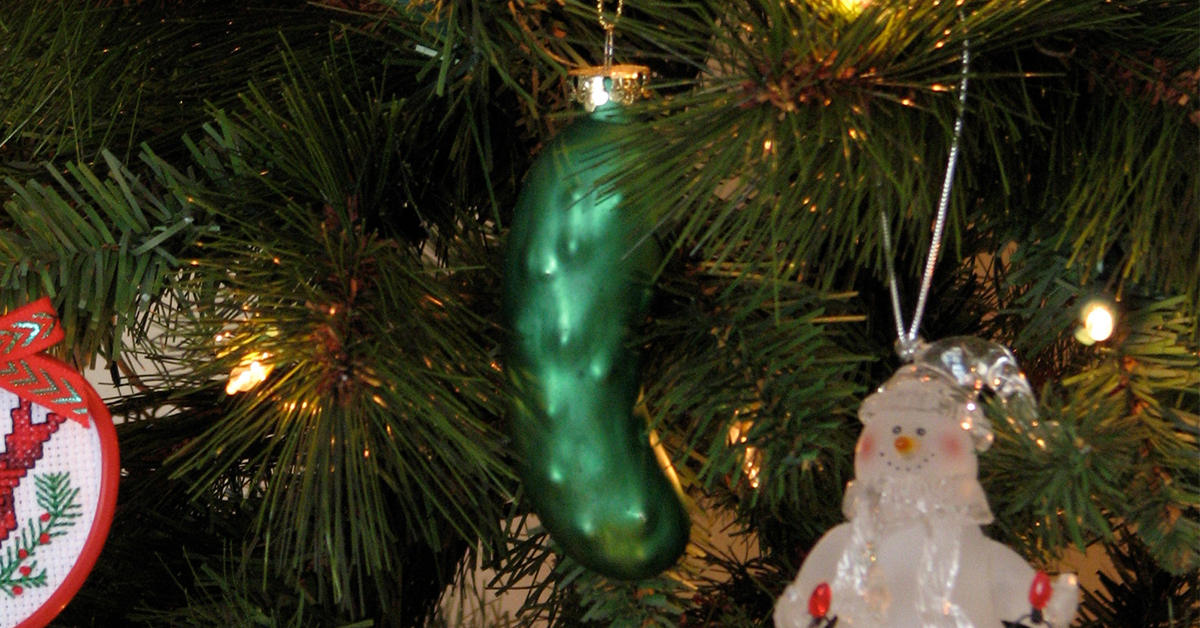 The Christmas pickle and other holiday oddities