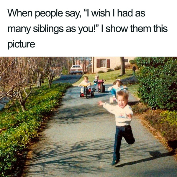 Sibling memes are always hilarious