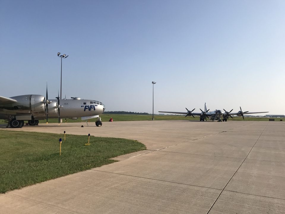 FIFI World War 2 Bomber Airshow Flight POV inside B-29 Superfortress