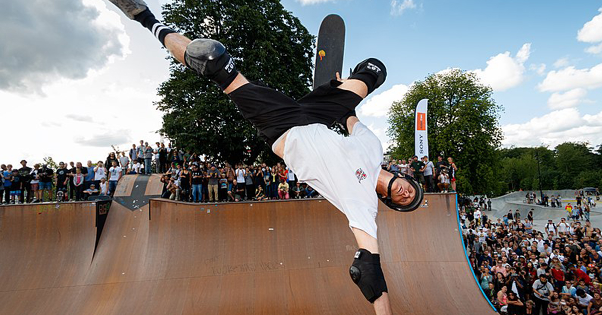 Even in his 50's, Tony Hawk is a beast