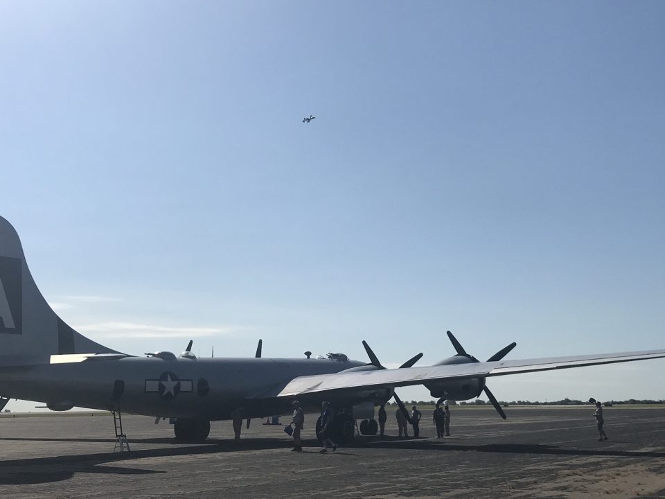 FIFI World War 2 Bomber Airshow Flight POV inside B-29 Superfortress