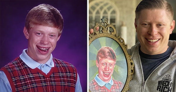 The Famous Faces Of Memes Then And Now
