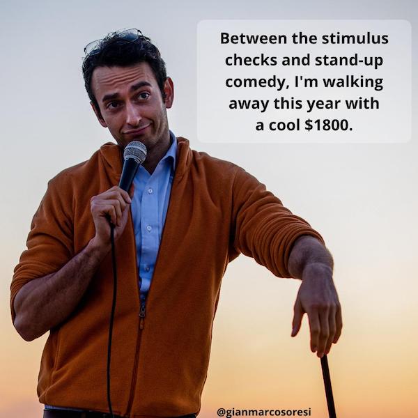 Standup comedy one-liners that had us in stitches
