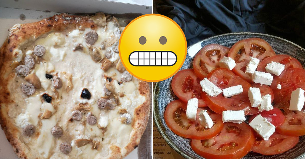 Food was ordered, but the meal did not go as planned