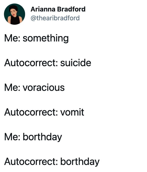Autocorrect can duck off