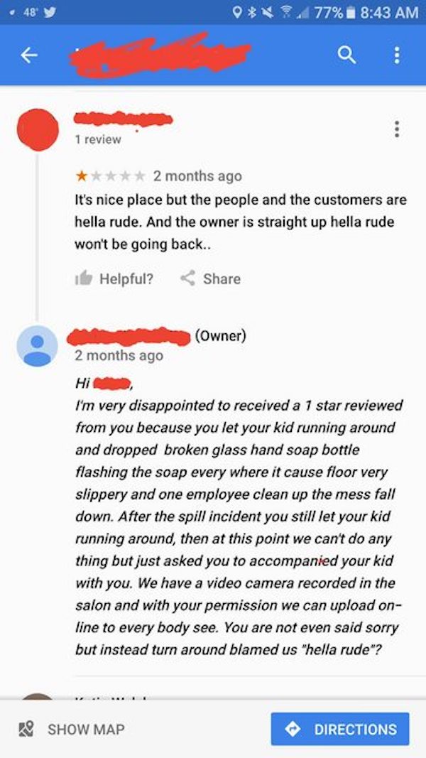 Businesses Responding To Rude Customers In The Best Way