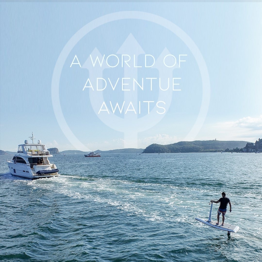 The HydroFlyer feels like a mix of a hoverboard, a jet ski, and flying