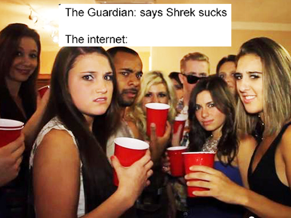 The Guardian tries trashing Shrek, gets horribly roasted by the ...