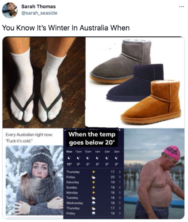 Memes explaining what the f*ck happens in winter in Australia (30 Photos)