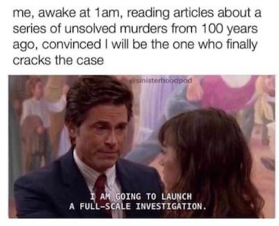 True crime memes for everyone obsessed with a good murder mystery