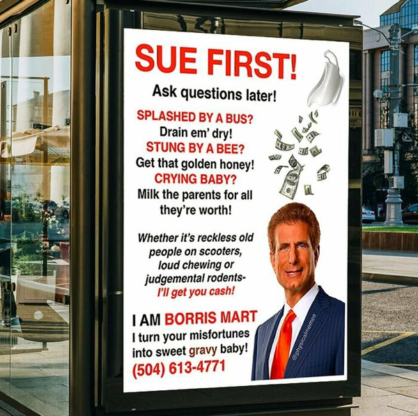 Man trolls neighborhood with posters and they're perfectly ridiculous