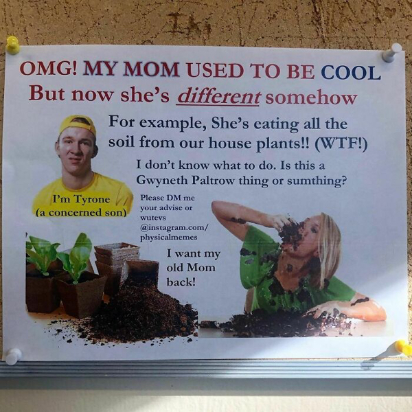 Man trolls neighborhood with posters and they're perfectly ridiculous