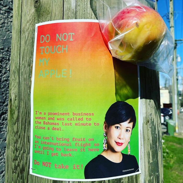 Man trolls neighborhood with posters and they're perfectly ridiculous