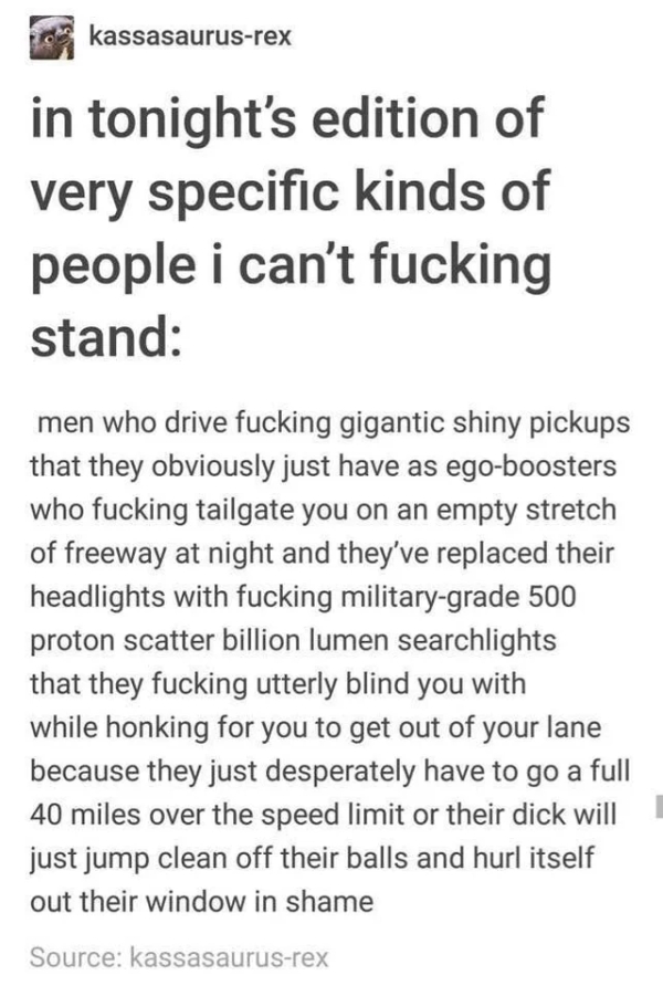 Oddly specific and oddly relatable bits on the internet