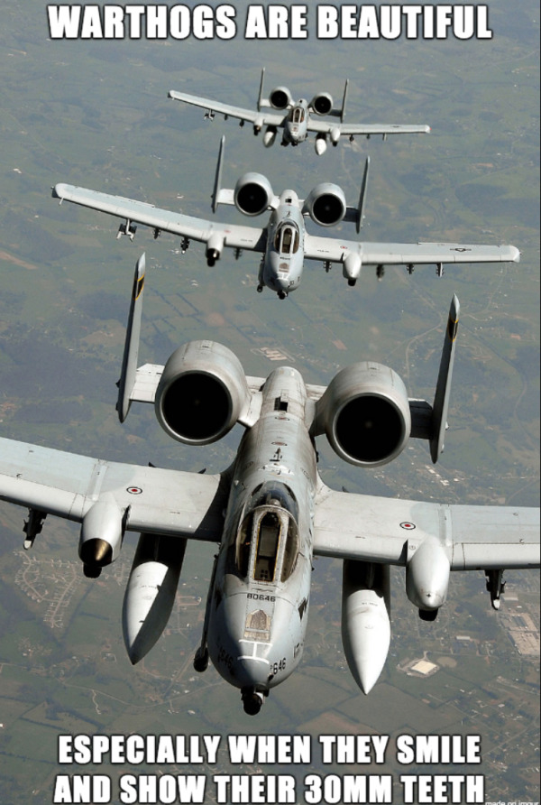 Best A-10 Warthog Memes New Thunderbolt ii Funny Military Humor Brrrrt