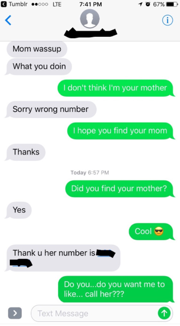 Wrong Number Meme