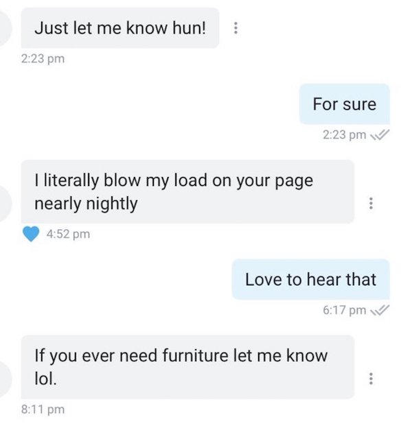 The most depraved messages people have received on Only Fans