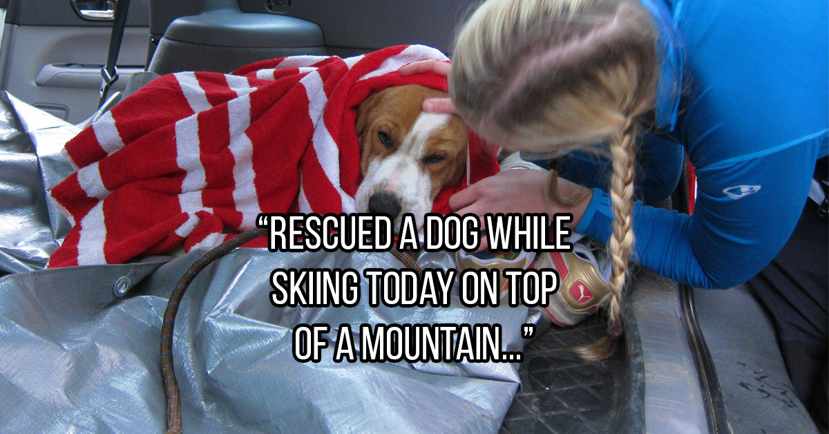 People rescuing those in need