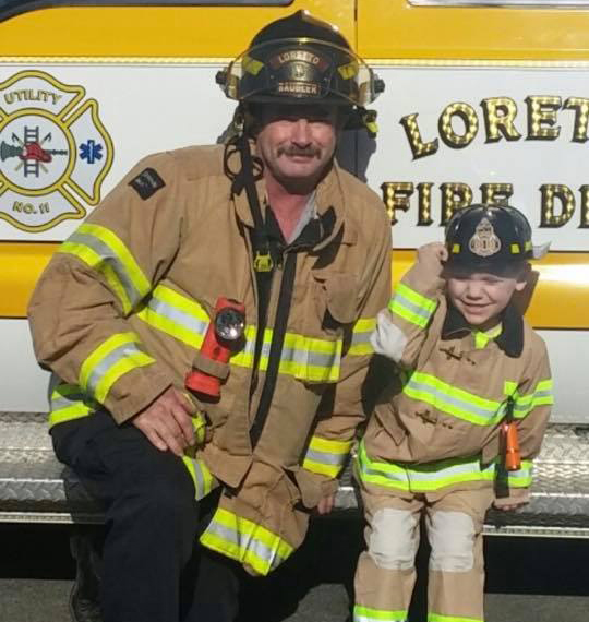 The firefighter who saved his own life