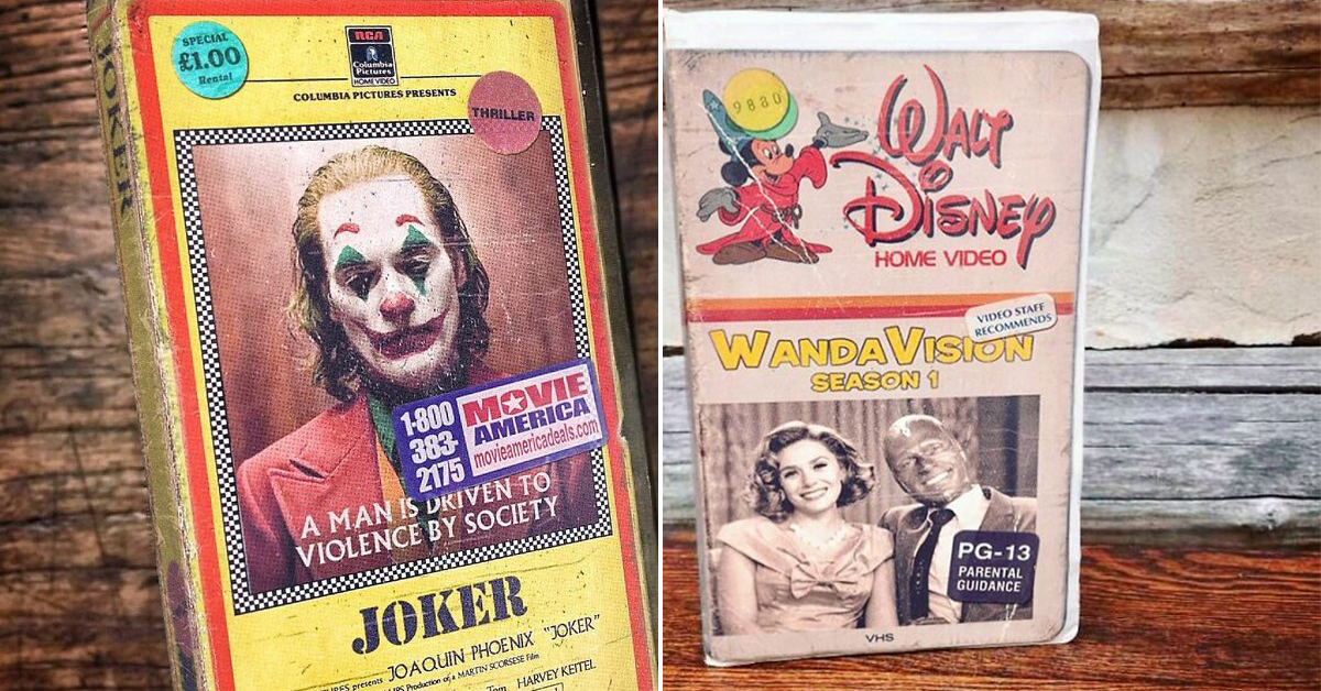 Artist makes awesome VHS covers for modern movies