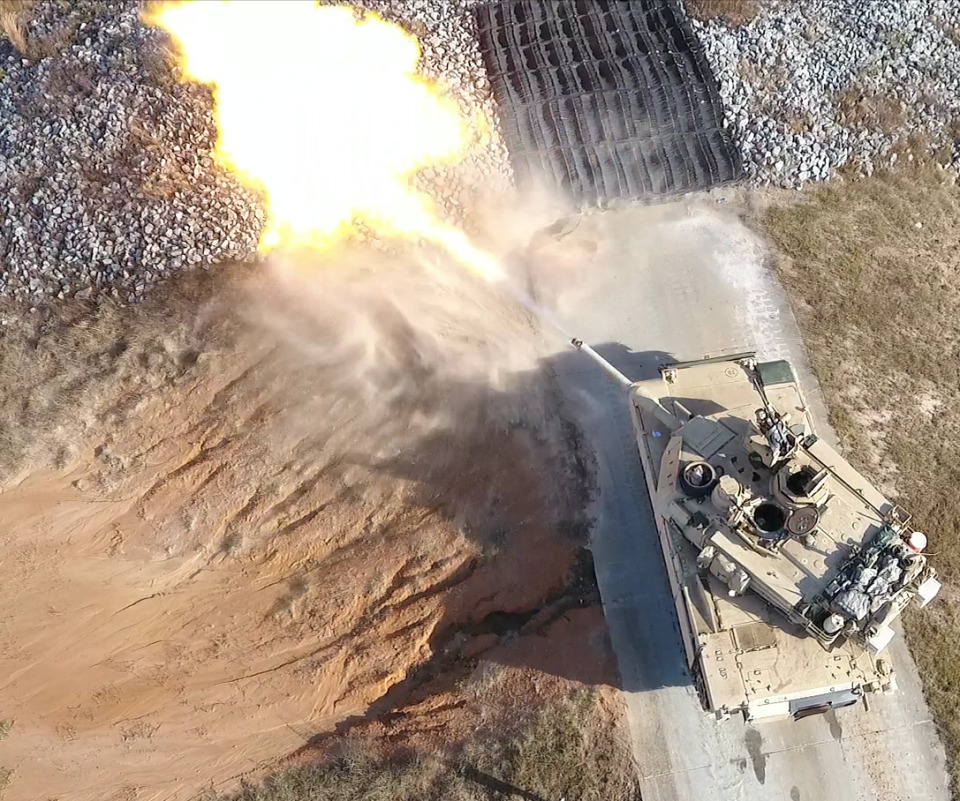 M1Abrams Tank Ultra HighSpeed Camera Fire Main Gun SlowMotion Sequence