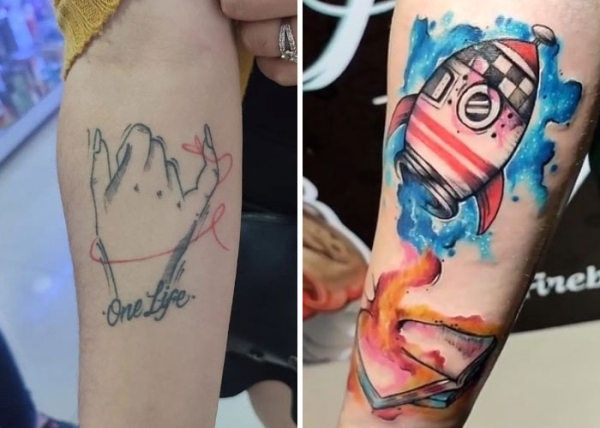 Mediocre tattoos transformed into incredible works of art | theCHIVE