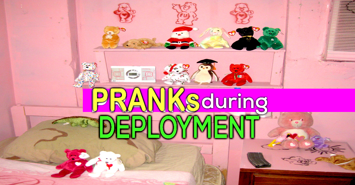 Military Pranks During Deployment Photo Funny Soldiers Iraq War Afghan