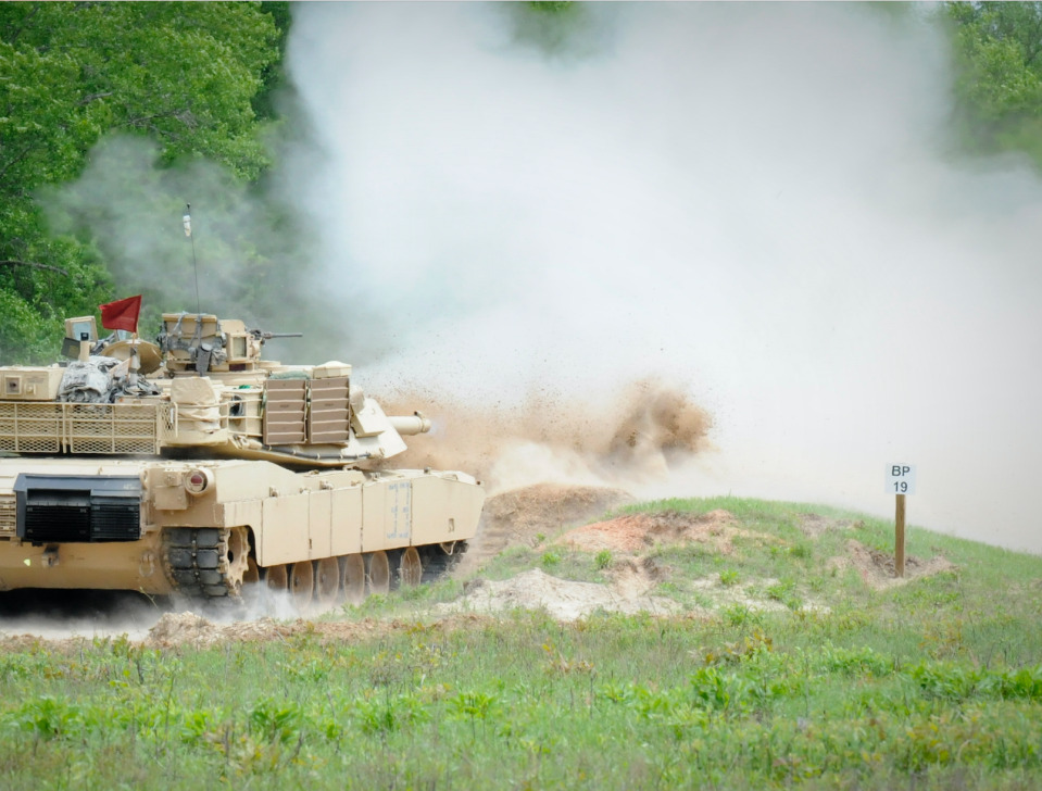 M1Abrams Tank Ultra HighSpeed Camera Fire Main Gun SlowMotion Sequence
