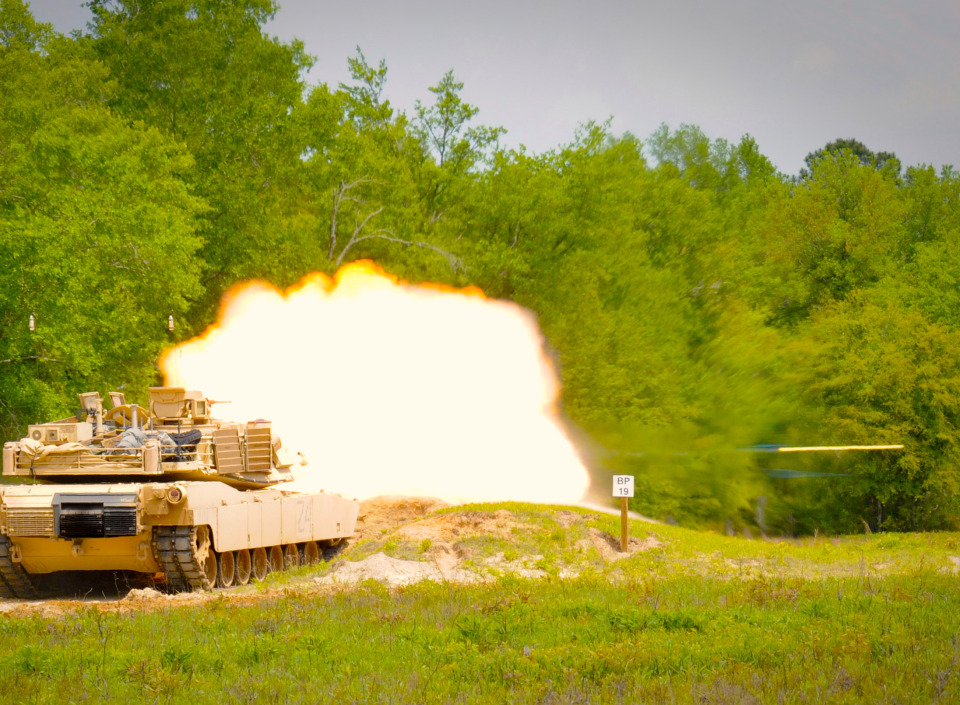 M1Abrams Tank Ultra HighSpeed Camera Fire Main Gun SlowMotion Sequence