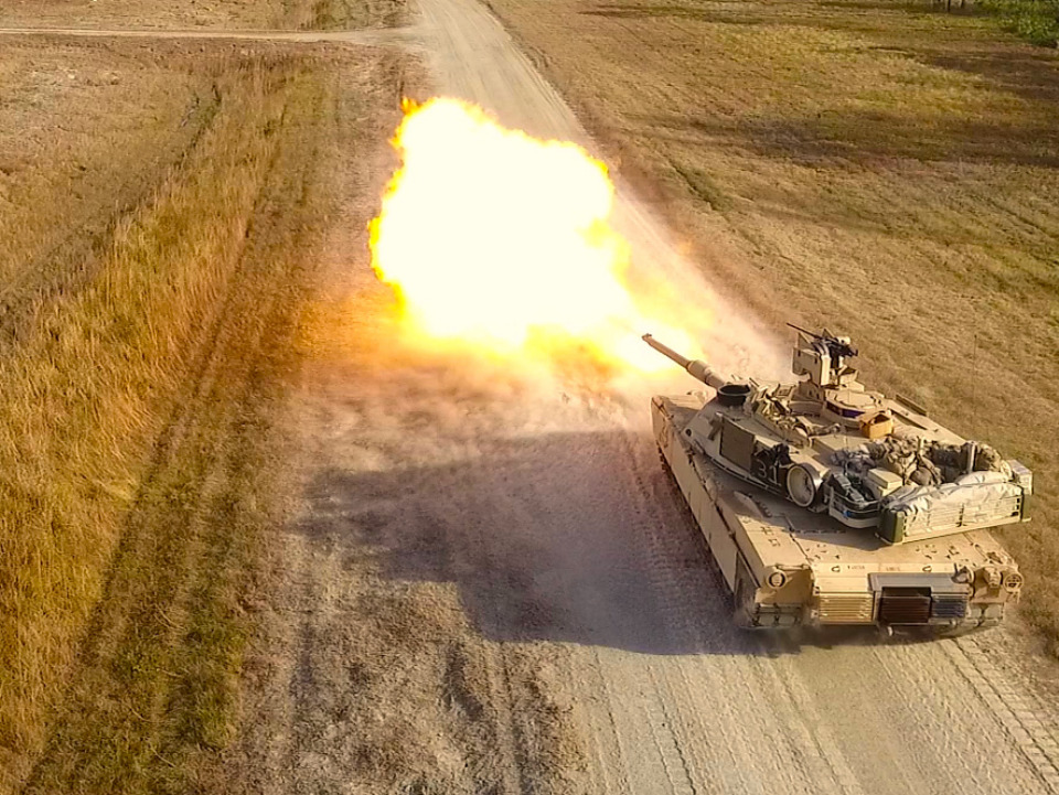 M1Abrams Tank Ultra HighSpeed Camera Fire Main Gun SlowMotion Sequence